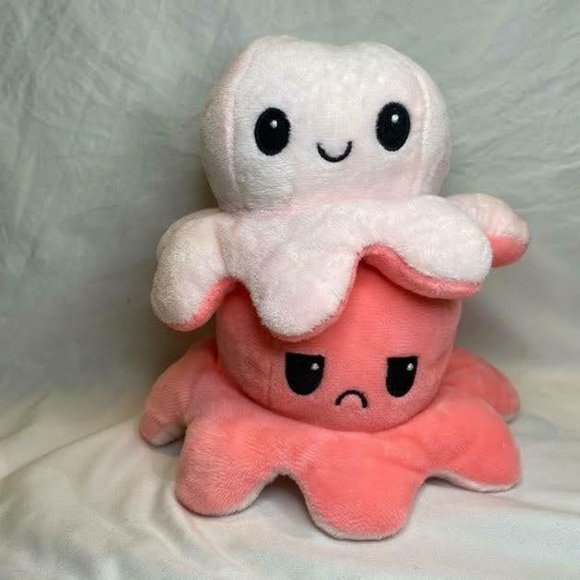 Toys | Happysad Octopus Plushiest Plush Reversible | Poshmark